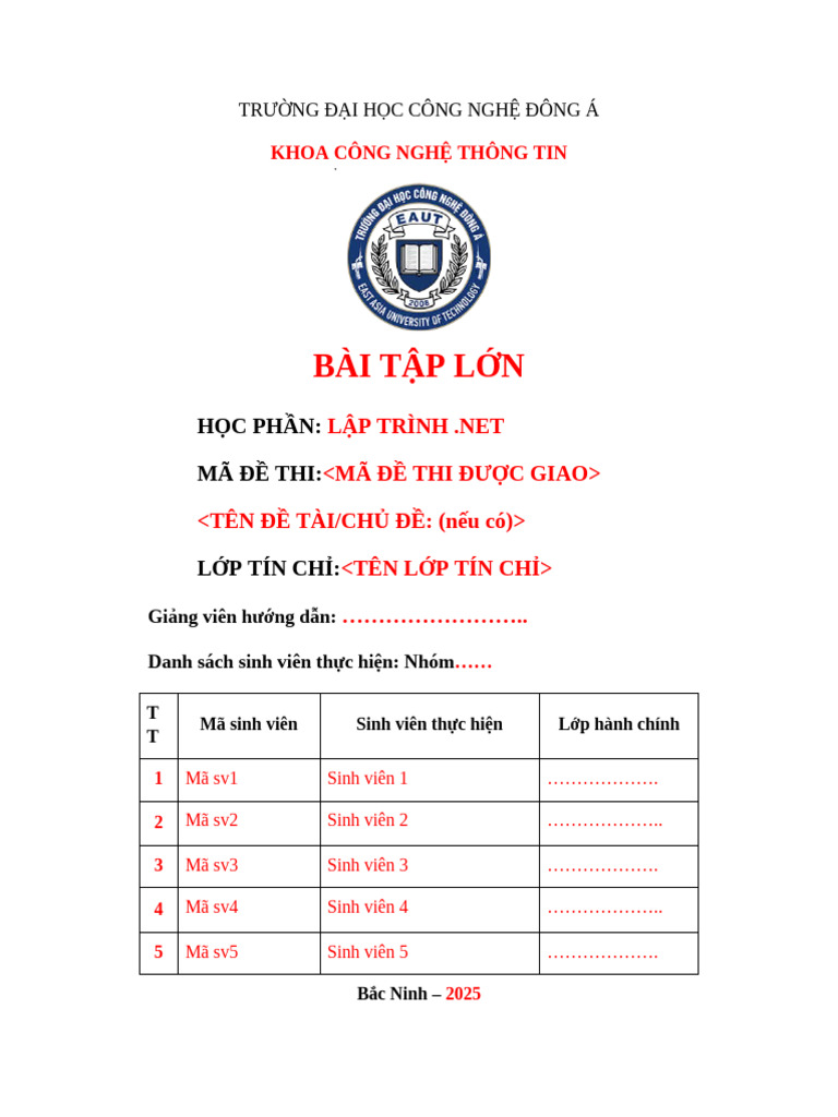 File Template BTL 2024 2025 | PDF