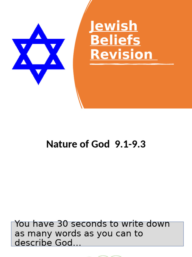 Jewish Beliefs: God, Covenant, and Morality | PDF | Mitzvah | Covenant ...