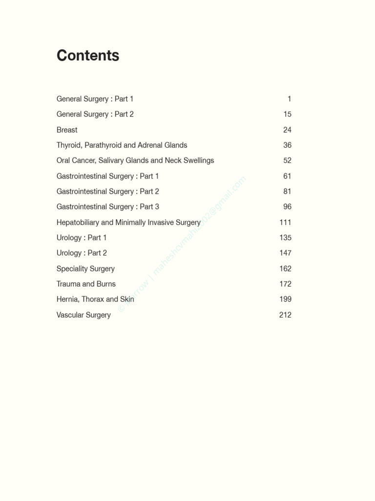 Surgery Paper 1 Marrow | PDF | Surgery | Medical Specialties