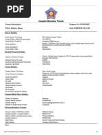 Police Intimation Form PDF | PDF