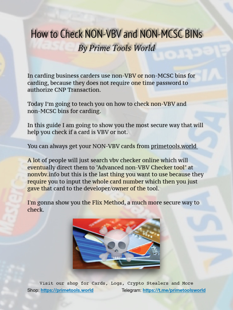 Check If Your CC Is NON-VBV | PDF | Debit Card | Computing