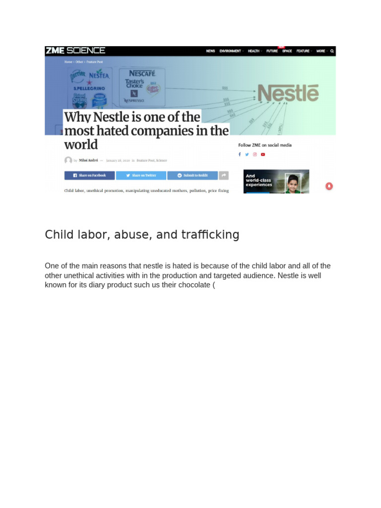 Child Labor | PDF