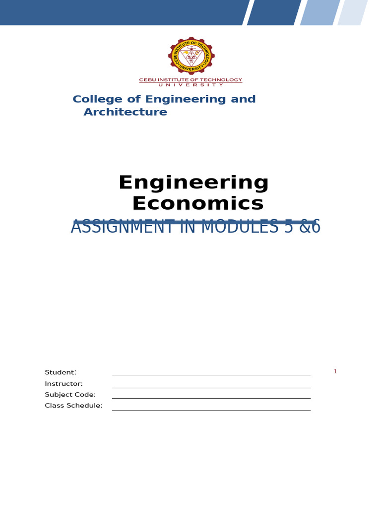 Assignment Cover Page 1 | PDF