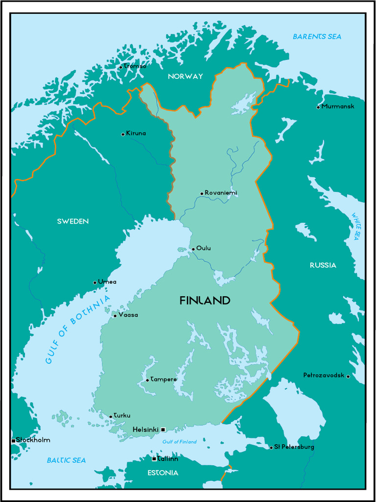 Map Finland | PDF