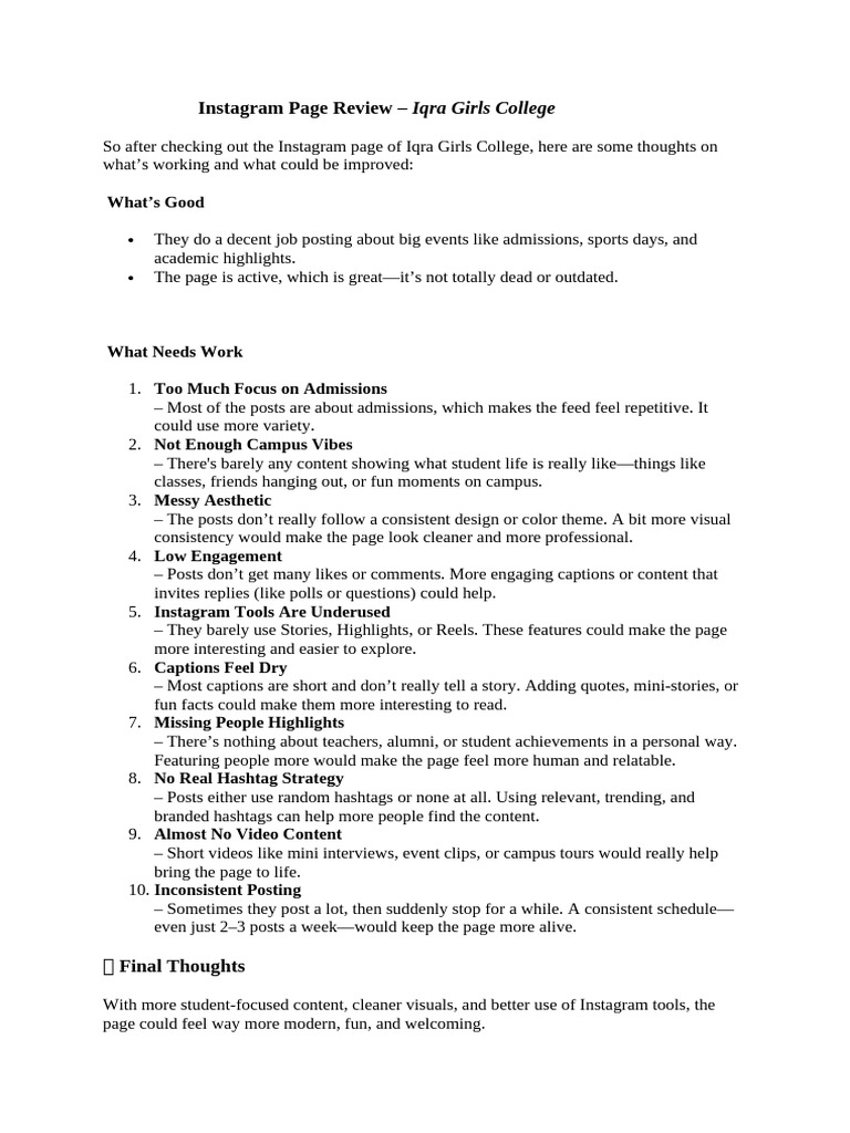 IGC Social Media Report | PDF