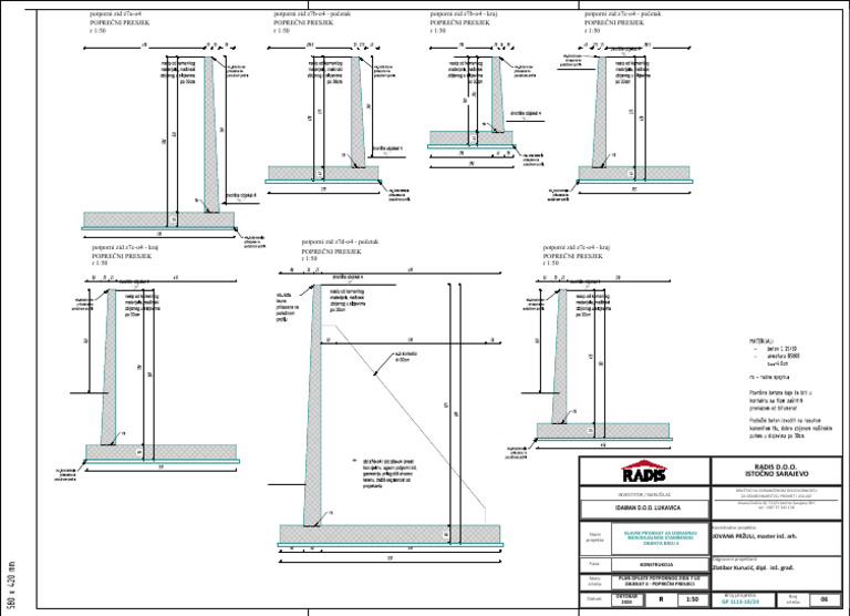 O4 08 Po P - Zid Poprecni | PDF
