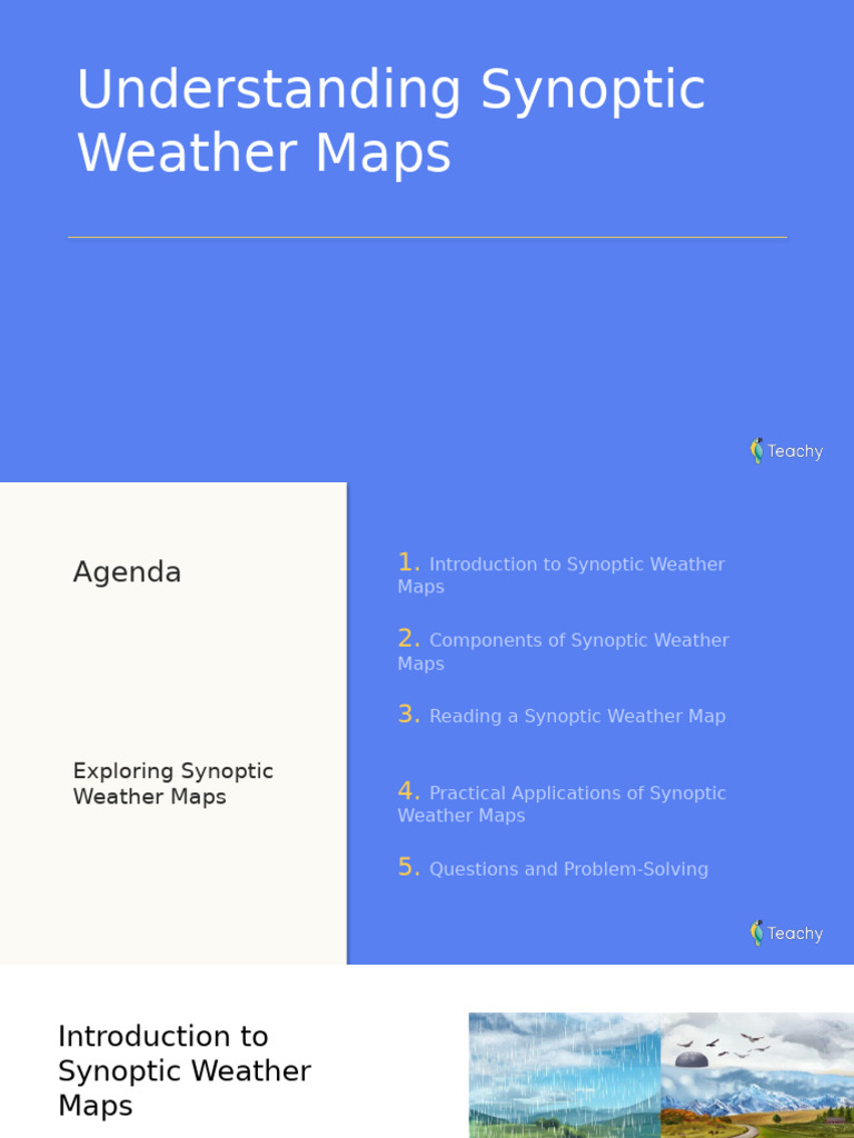 Slide_Understanding Synoptic Weather Maps.pptx (1) | PDF | Weather ...
