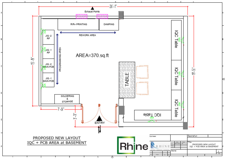 Proposed Layout for IQC and PCB Area | PDF | Printed Circuit Board ...