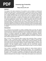 MCAA Labor Factors Usage Guide | PDF | Methodology | Employment