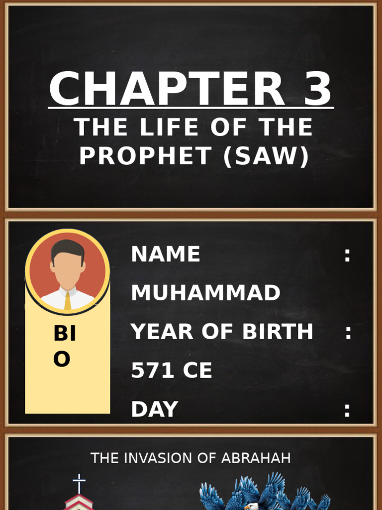 Chapter 3 - The Life of The Prophet (Saw) | PDF