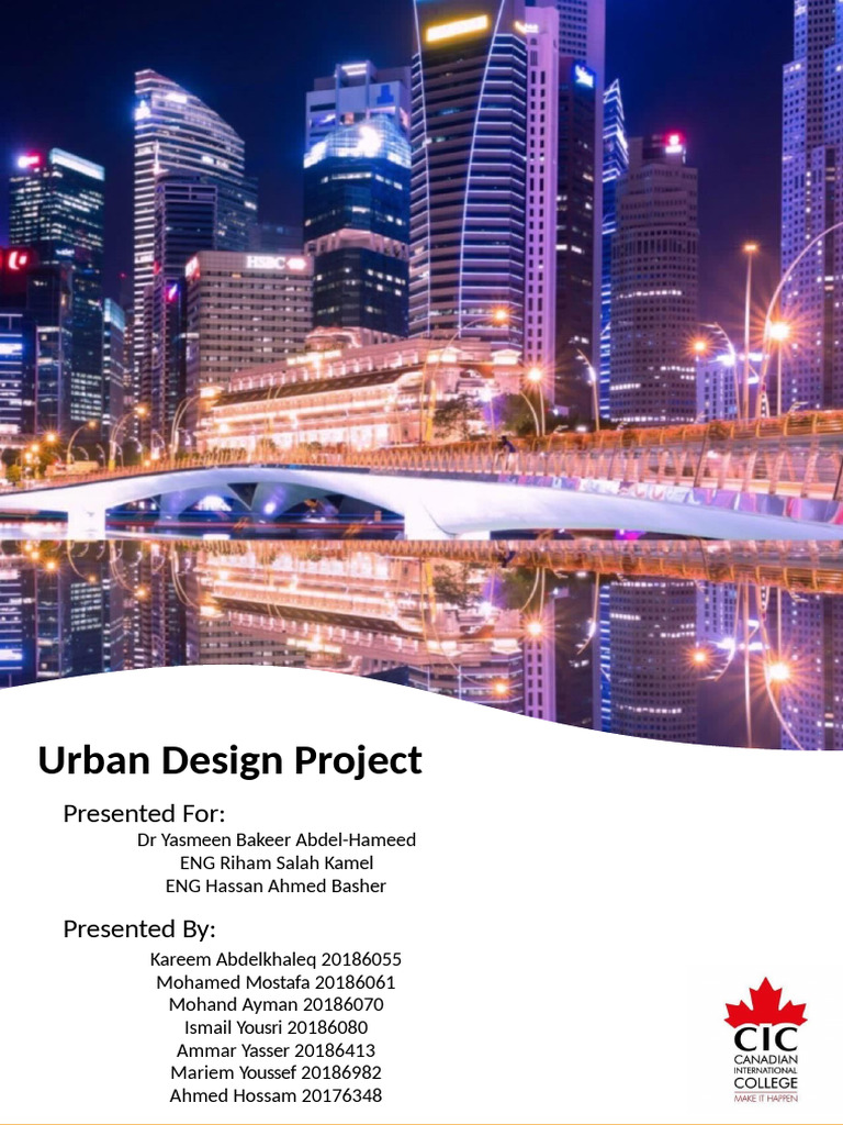 Urban Design Final Supmision | PDF | Egypt | Shape