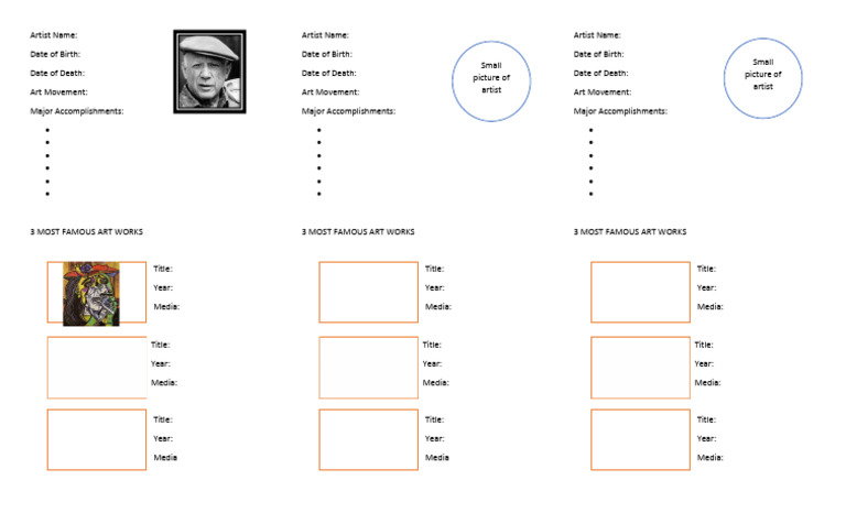 Artist Profile Bio | PDF