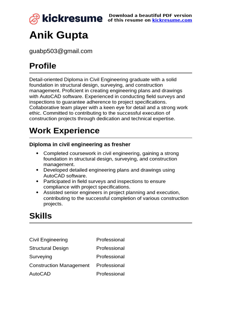 Anik Gupta Resume | PDF