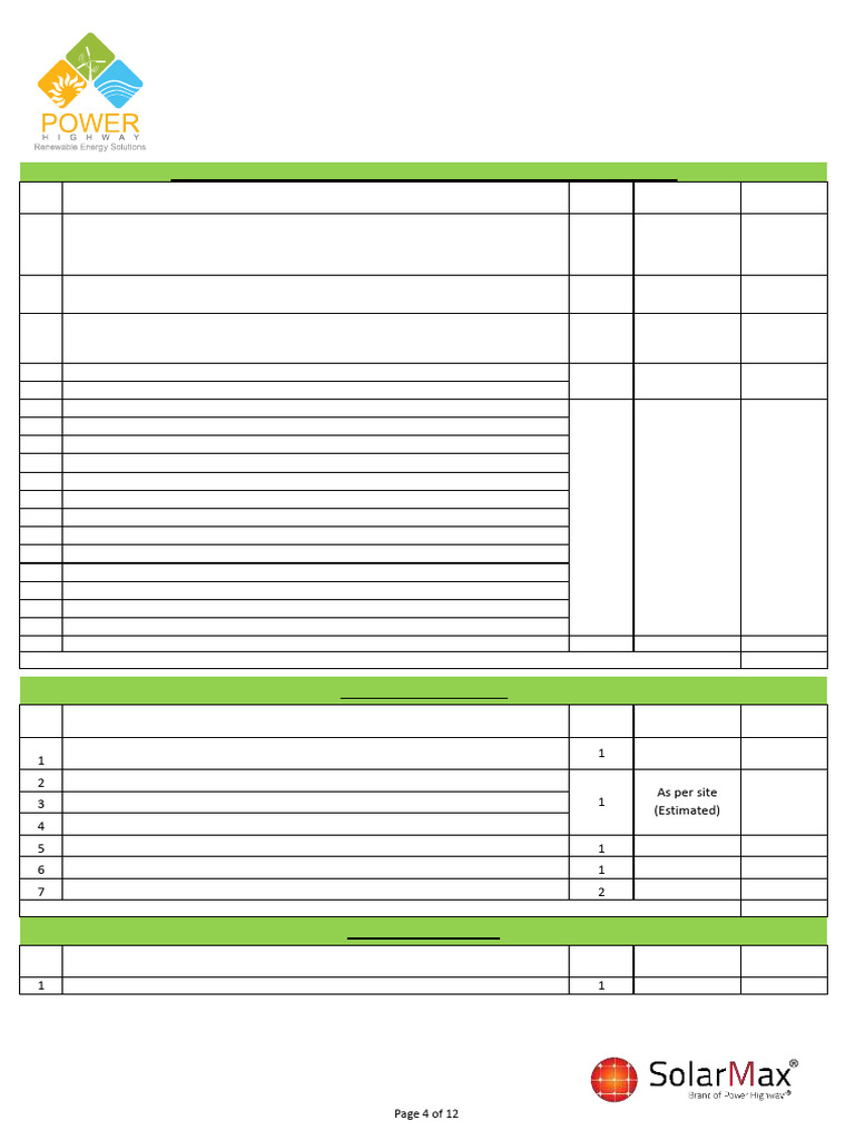 10 KW Solar ON-grid system Proposal | PDF | Solar Power | Photovoltaics