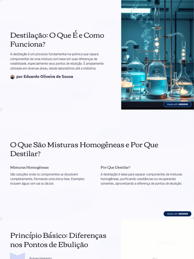 Entendendo a Destilação: Conceitos e Aplicações | PDF | Destilação ...