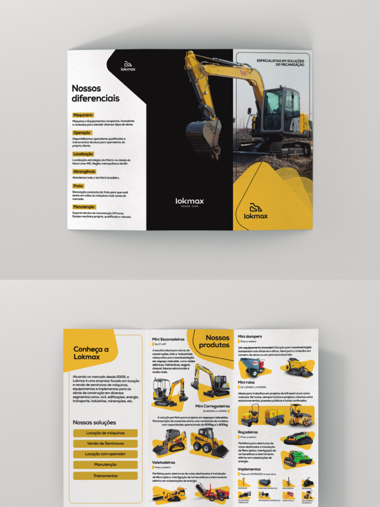 Folder Institucional 3 Dobras - LOKMAX | PDF