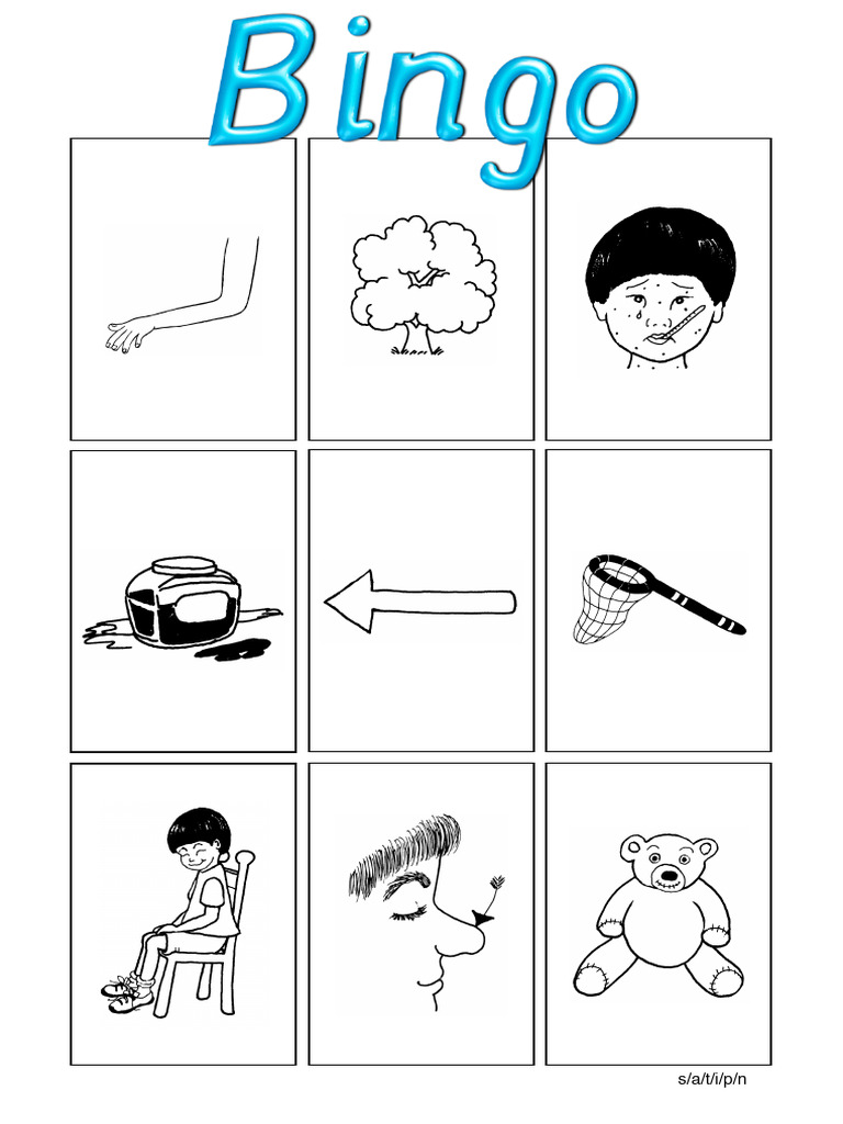 Jolly Phonics BINGO Satipn | PDF