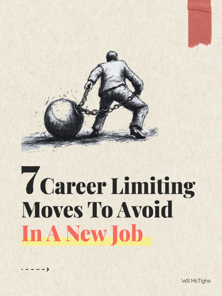 7 Career Pitfalls To Avoid in A New Job | PDF