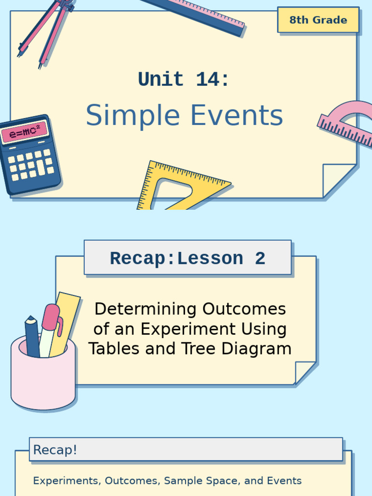 Grade 8 - Determining Outcomes Using Systematic Listing | PDF | Ice ...