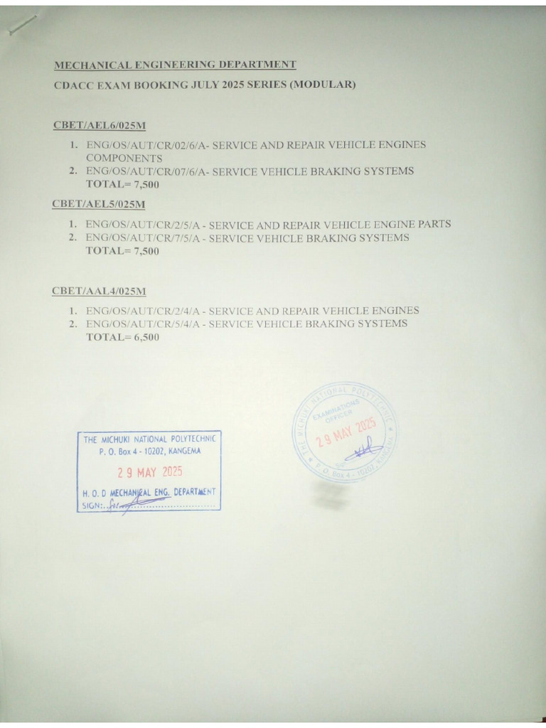 Cdacc Modular Exam Fee July 2025 | PDF