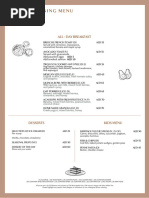 Cafe Akasa Menu | PDF | Meal | Drink
