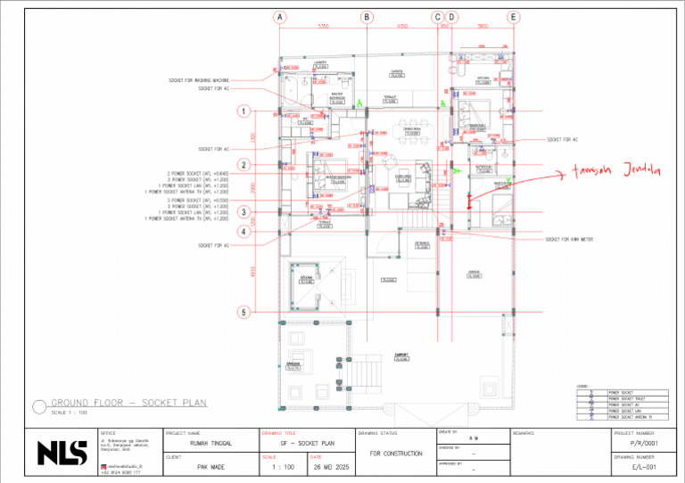 (NLS) Me GF Socket Plan Private House MR - Pasek 20250528 | PDF