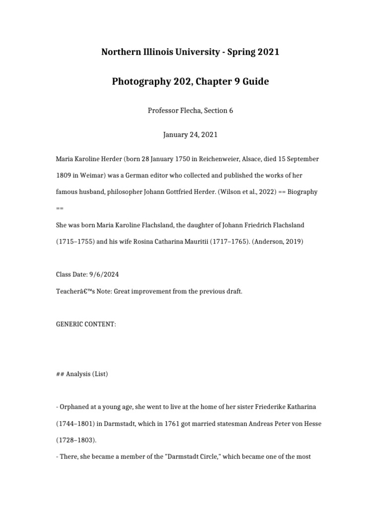 PHOTOGRAPHY_202_CHAPTER_9_GUIDE | PDF