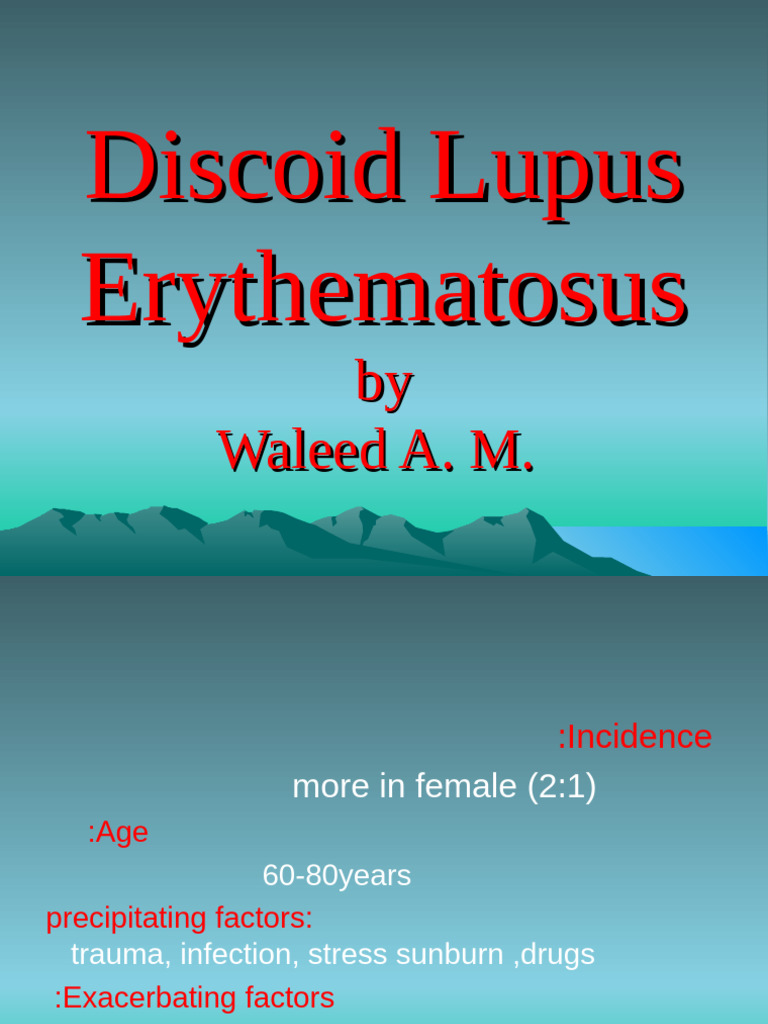 Discoid Lupus Erythematosus Overview | PDF