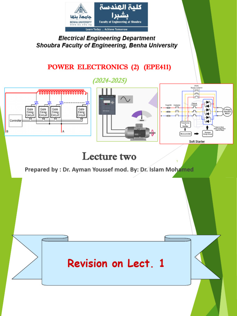 P.E.II. 2024-2025 Lecture2 | PDF | Alternating Current | Root Mean Square