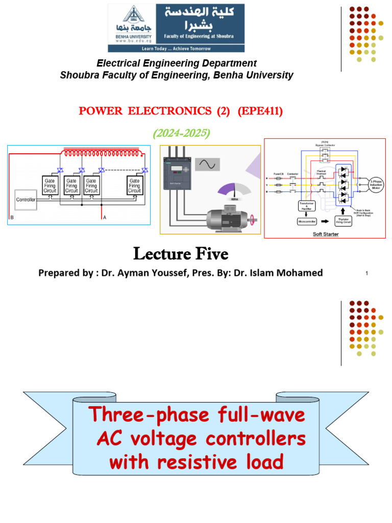 P.E.II. 2024-2025 Lecture5 | PDF | Power Electronics | Computer Engineering