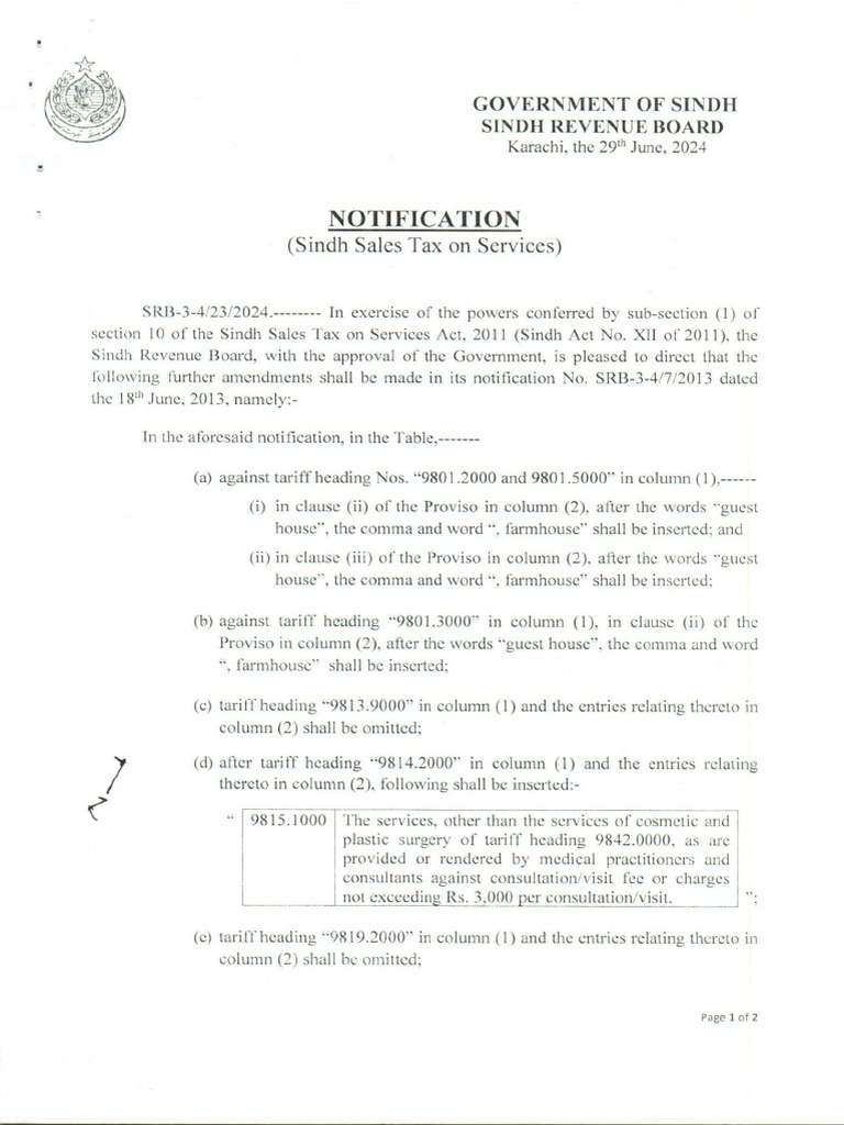 Notification #1 | PDF