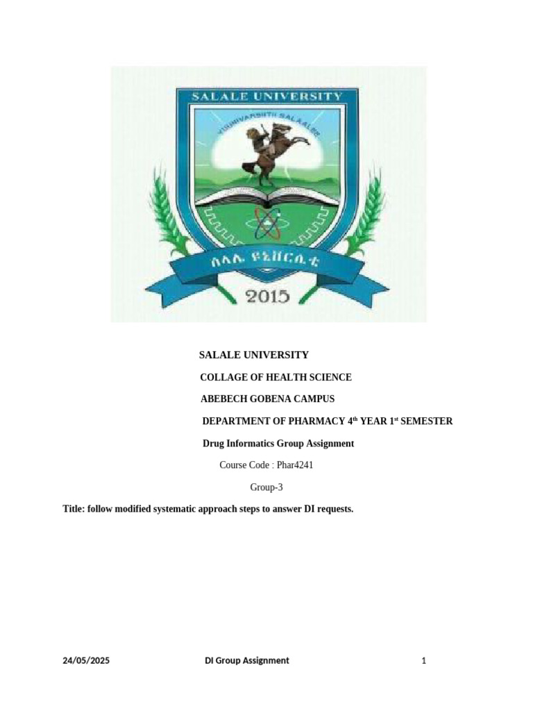 Gr-3 DIS Group Assignments | PDF | Hypertension | Diabetes