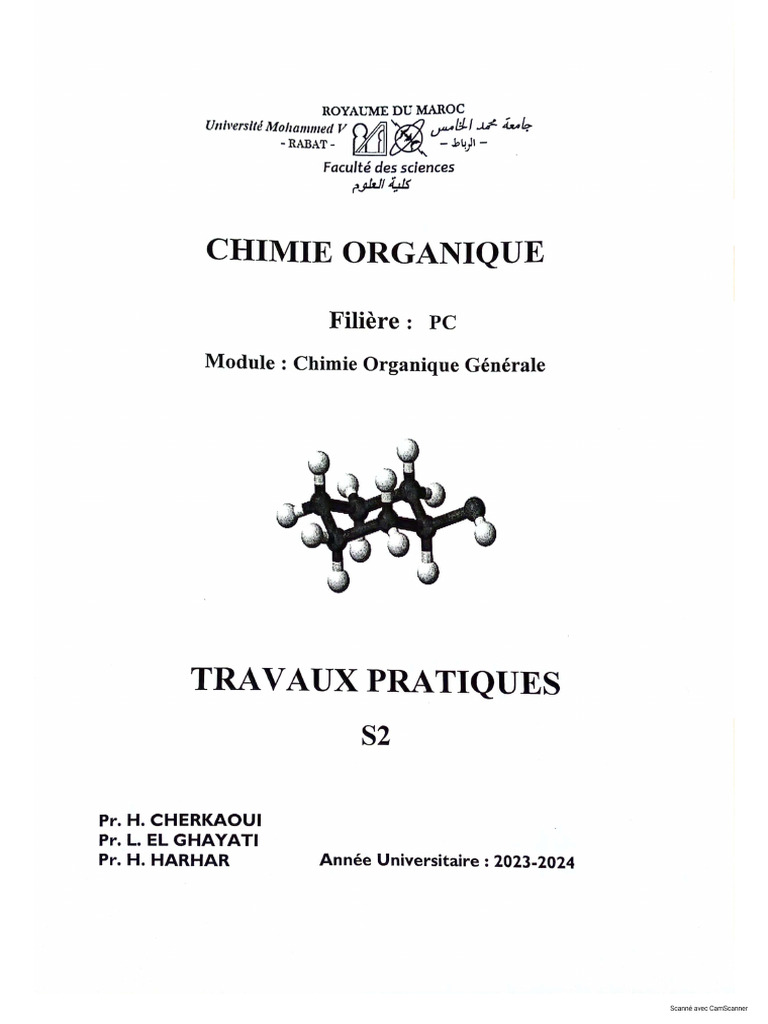 TP Chimie Organique | PDF