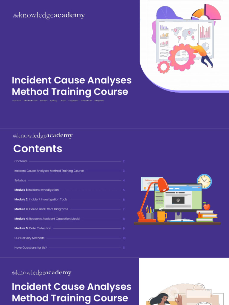 Incident Cause Analyses Method Training Course | PDF | Causality | Analysis