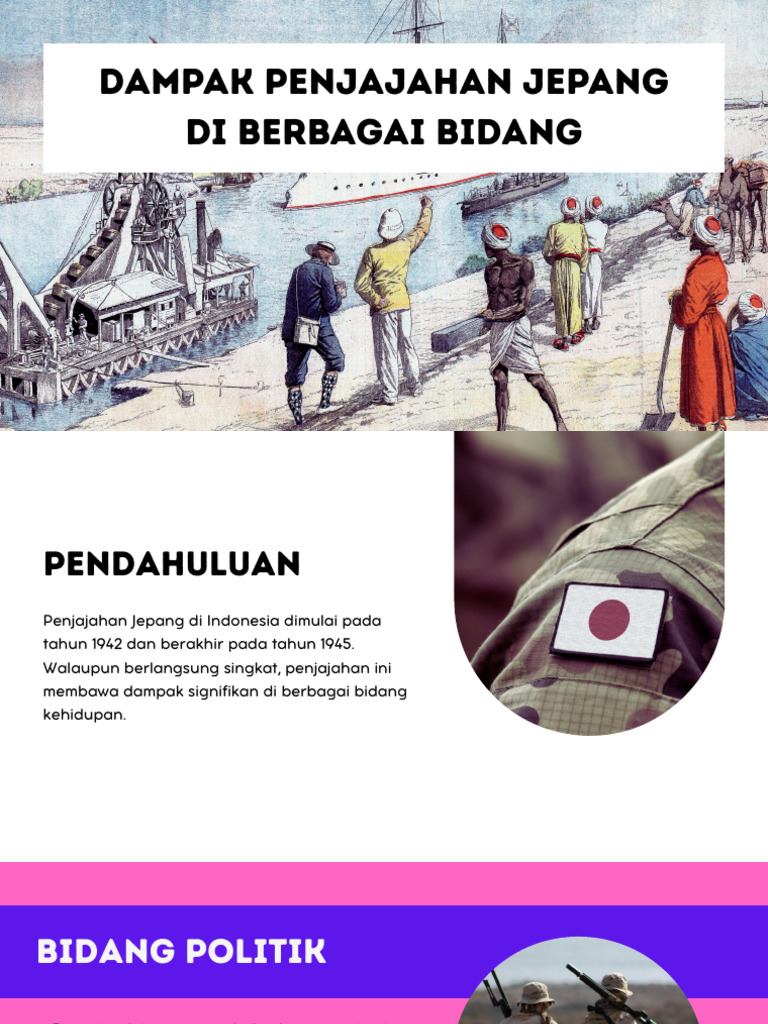 Dampak Pendudukan Jepang | PDF