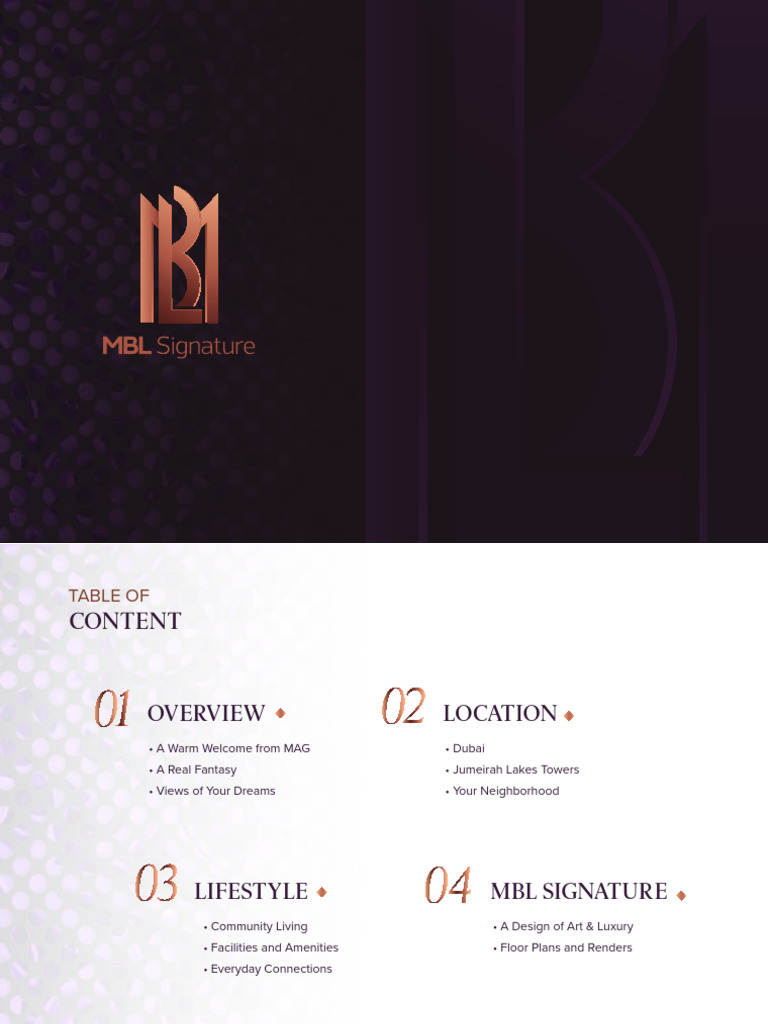 MBL Signature Brochure - LR-3 | PDF | Dubai | United Arab Emirates