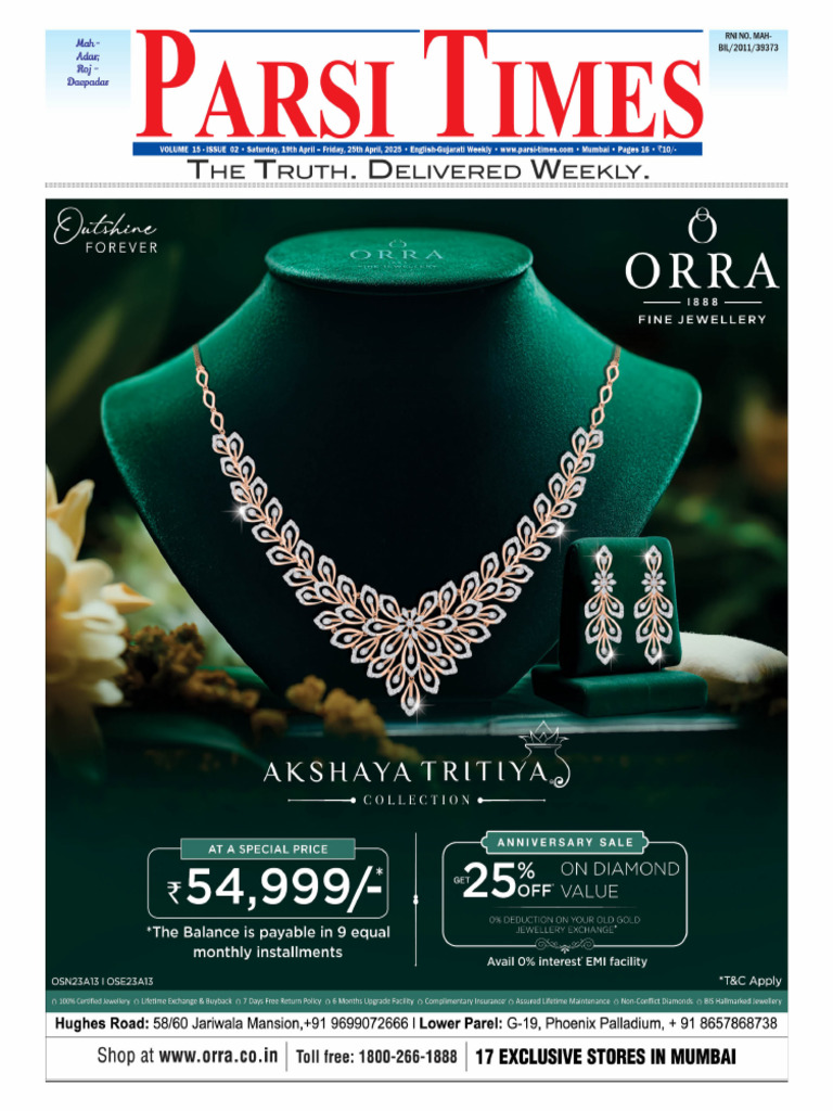 Parsi Times E-Paper (19 April, 2025) | PDF