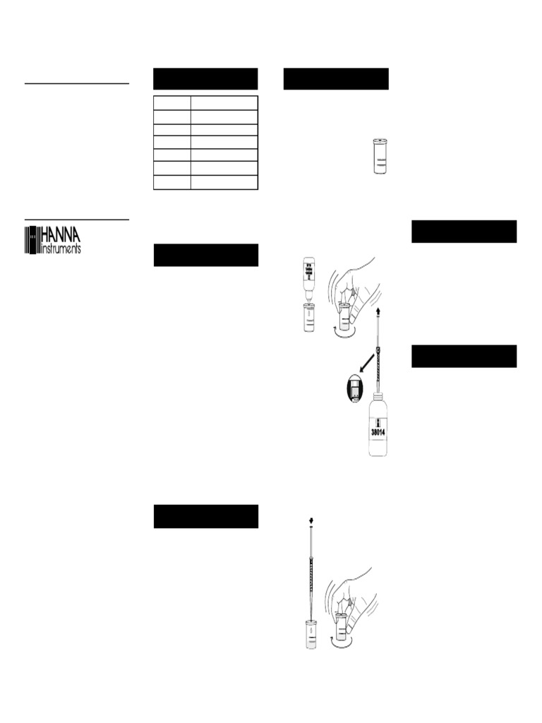HI 38014 Total Alkalinity Test Kit | PDF | Alkalinity | Titration