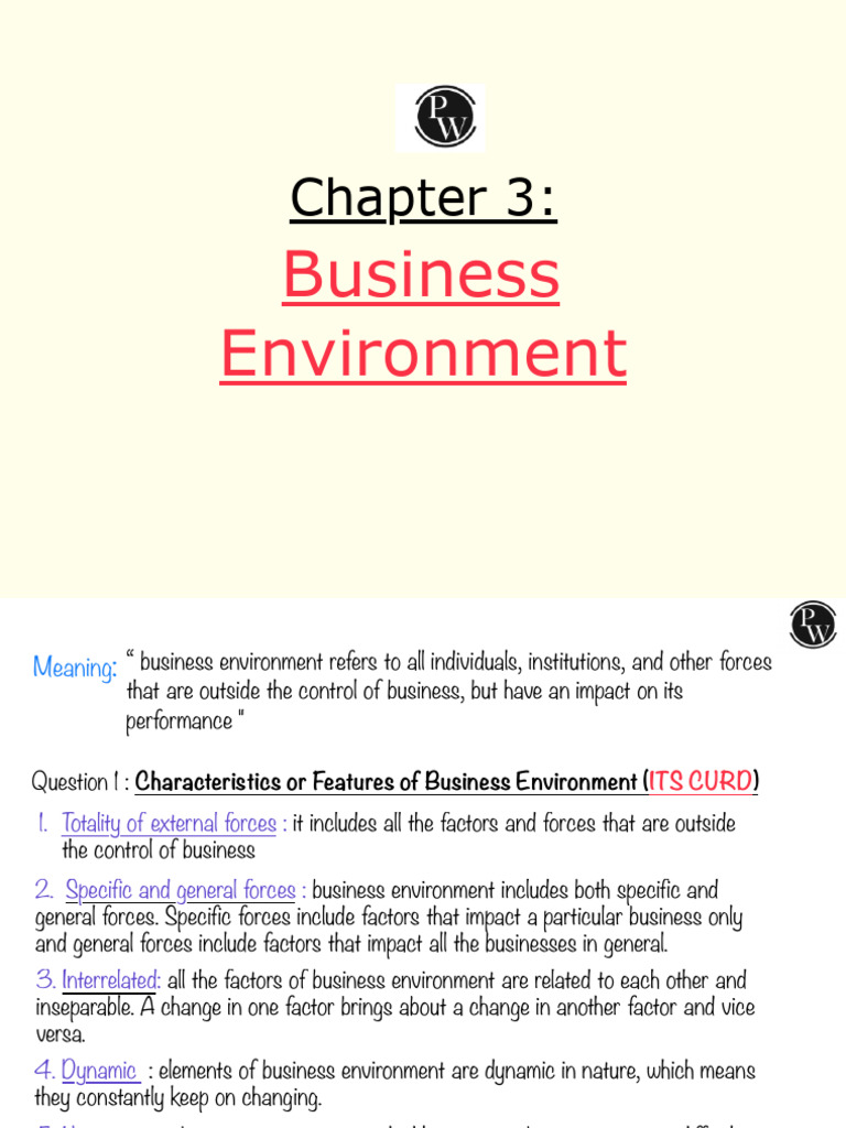 Class 12 Business Environment Notes | PDF | Legal Tender | Money