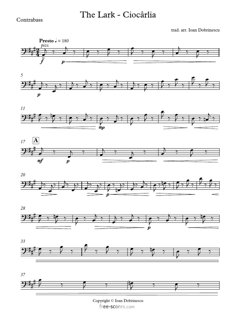 (Free Scores - Com) - Traditional The Lark Cioca Rlia The Lark ...