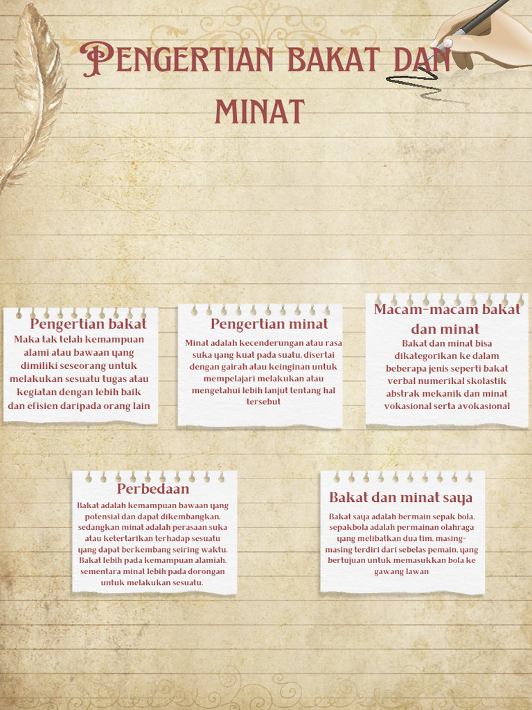 Pengertian Bakat dan Minat Serta Perbedaannya | PDF