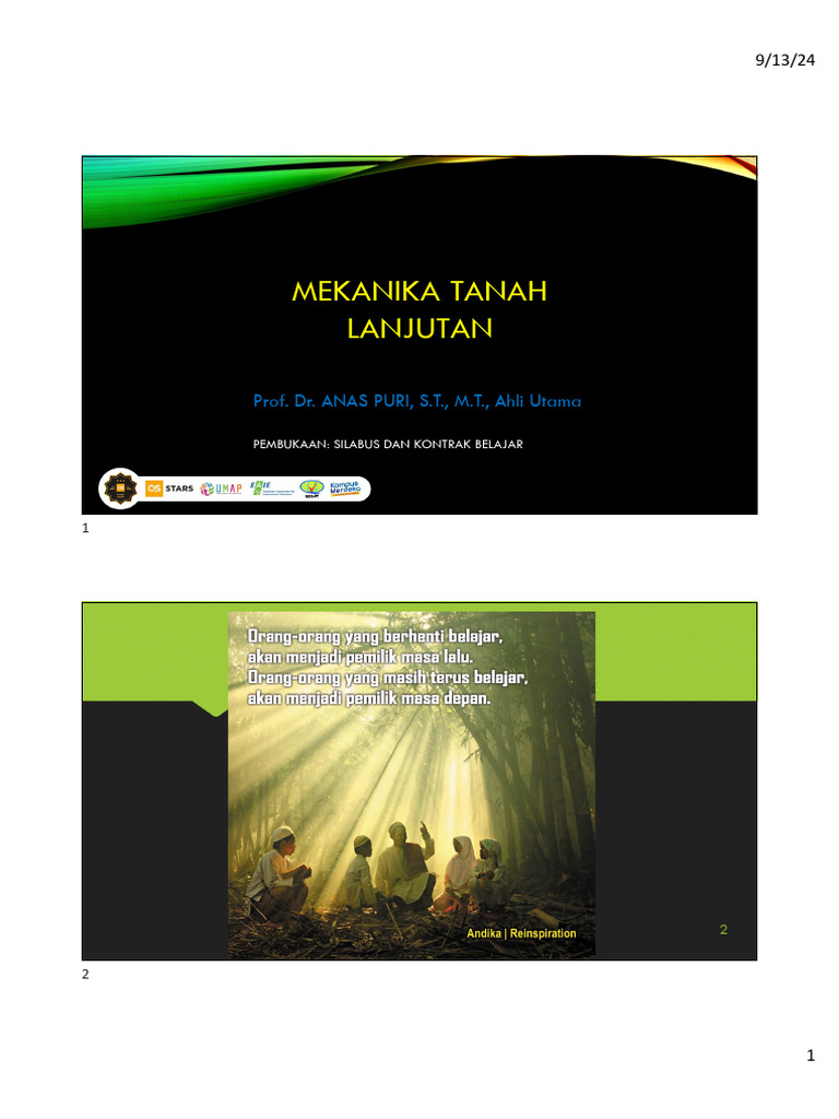 P1-Mektan ljt-Kontrak Belajar | PDF