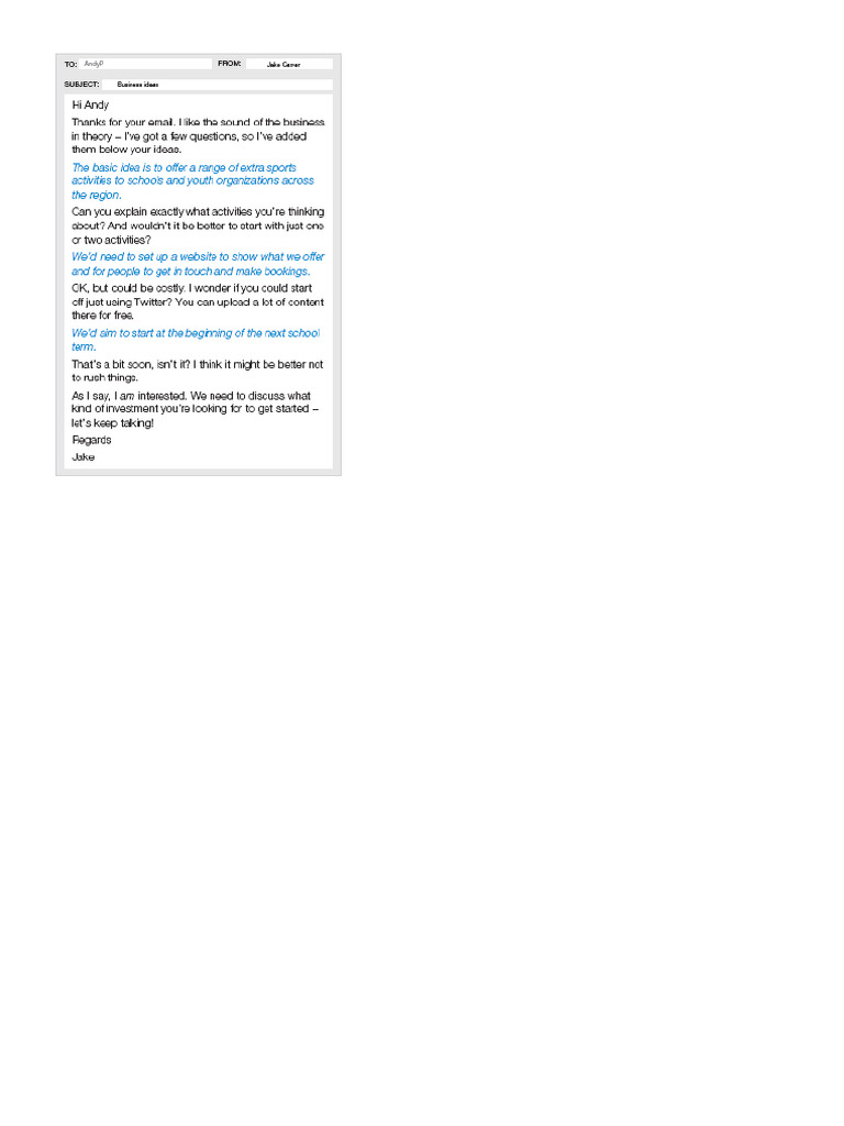 Keynote Upper Intermediate SB Unit 5 Writing Text Page 61 | PDF