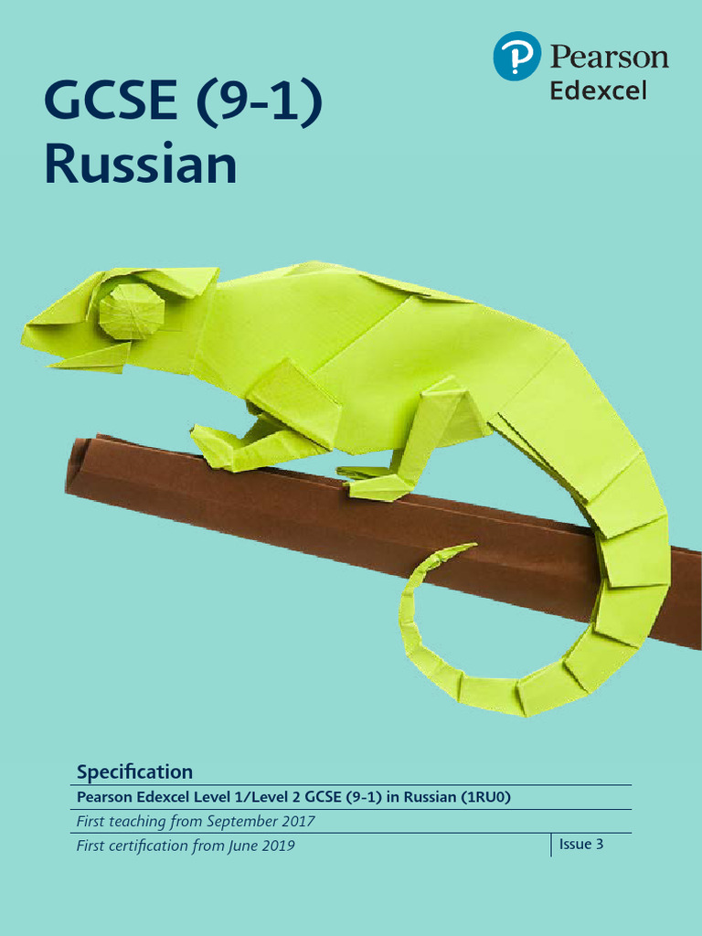 Edexcel GCSE Russian Specification Overview | PDF | Vocabulary ...