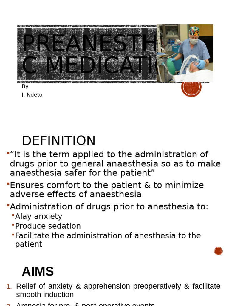 Preanesthetic Medication Ls7d | PDF | Anesthesia | Benzodiazepine