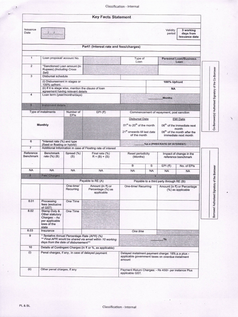 Key Fact - HDFC | PDF