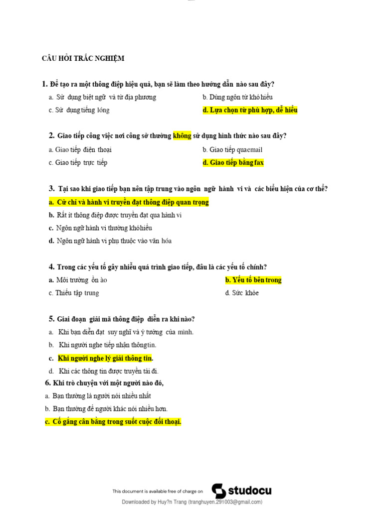 cau-hoi-trac-nghiem-ky-nang-mem-co-dap-an | PDF