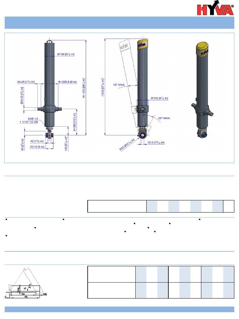 Alpha Series - Front End Cylinder With Eye Upside Down | PDF | Mechanical Engineering
