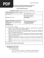 Revised 19EEE301 - CO-PO Mapping Justification | PDF | Digital Signal ...