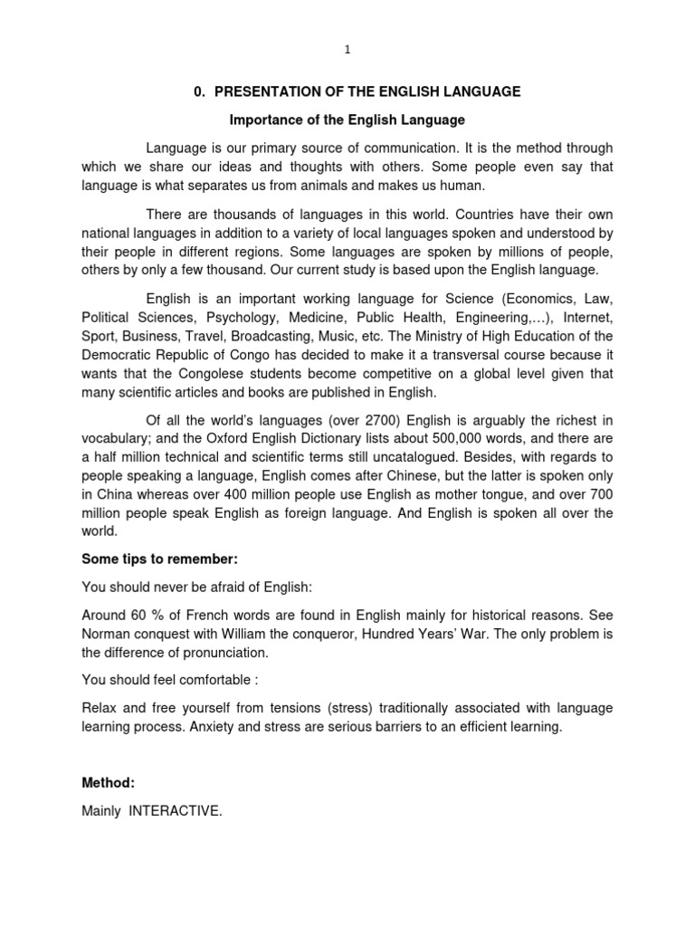 BAC1 ENGLISH POLYTECH | PDF | Pronoun | Grammatical Number